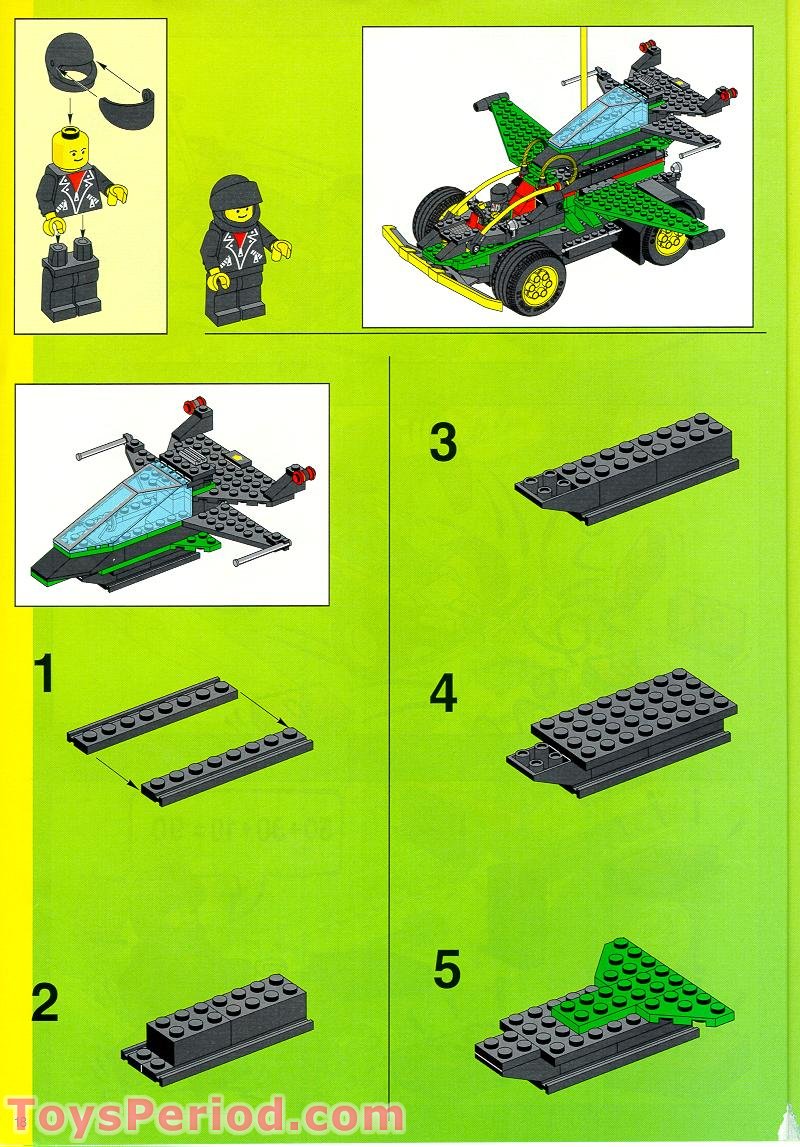LEGO 5600 Radio Control Racer Instructions and Parts List