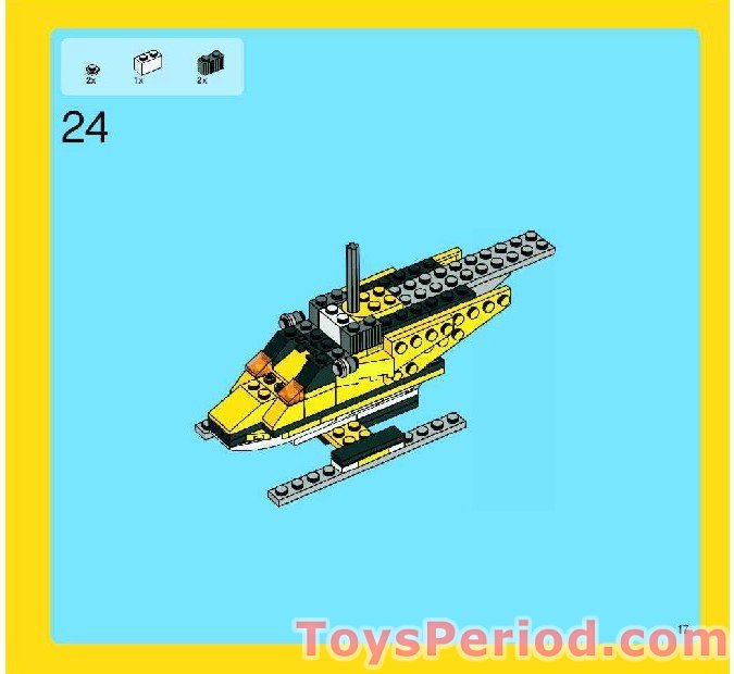 LEGO 6745 Propeller Power Instructions and Parts List