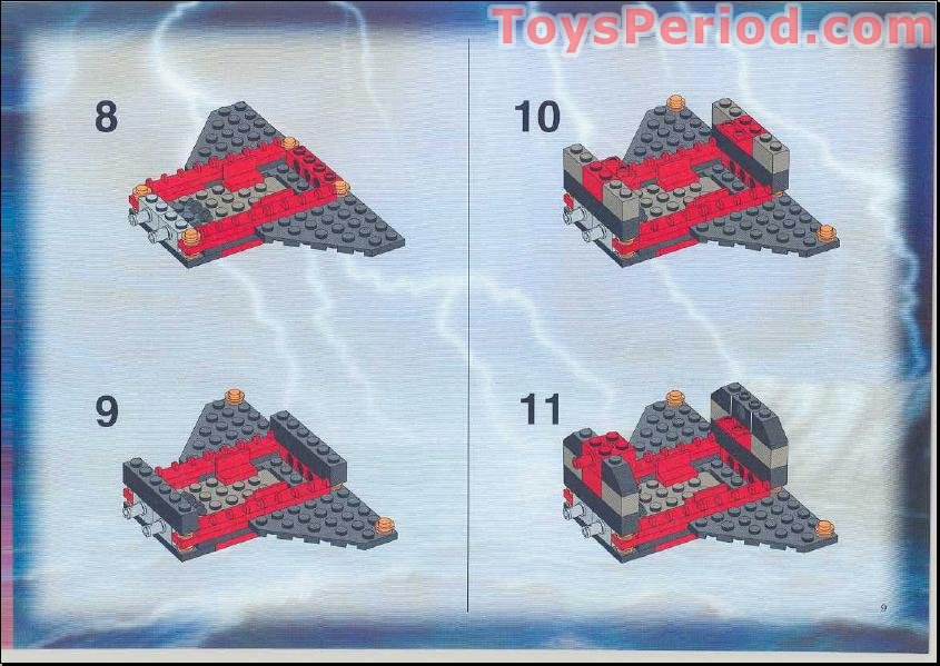 LEGO 6776 Ogel Control Center Instructions and Parts List