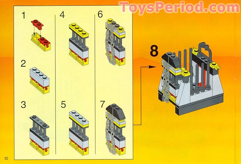 LEGO 6047 Traitor Transport Instructions and Parts List