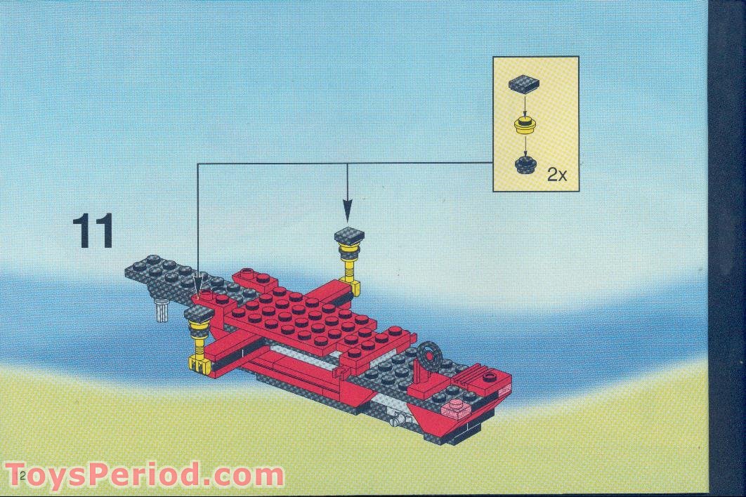 LEGO 6340 Hook and Ladder Instructions and Parts List
