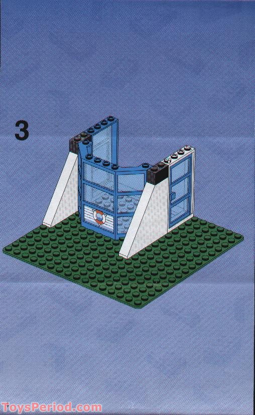 LEGO 6435 Coast Guard Hq Instructions and Parts List
