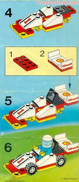LEGO 6503 Sprint Racer Instructions and Parts List