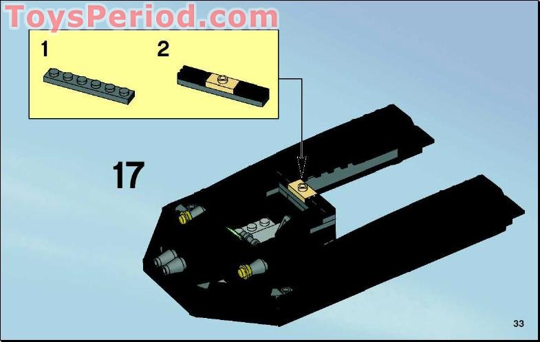 LEGO 7780 The Batboat: Hunt for Killer Croc Instructions and Parts List