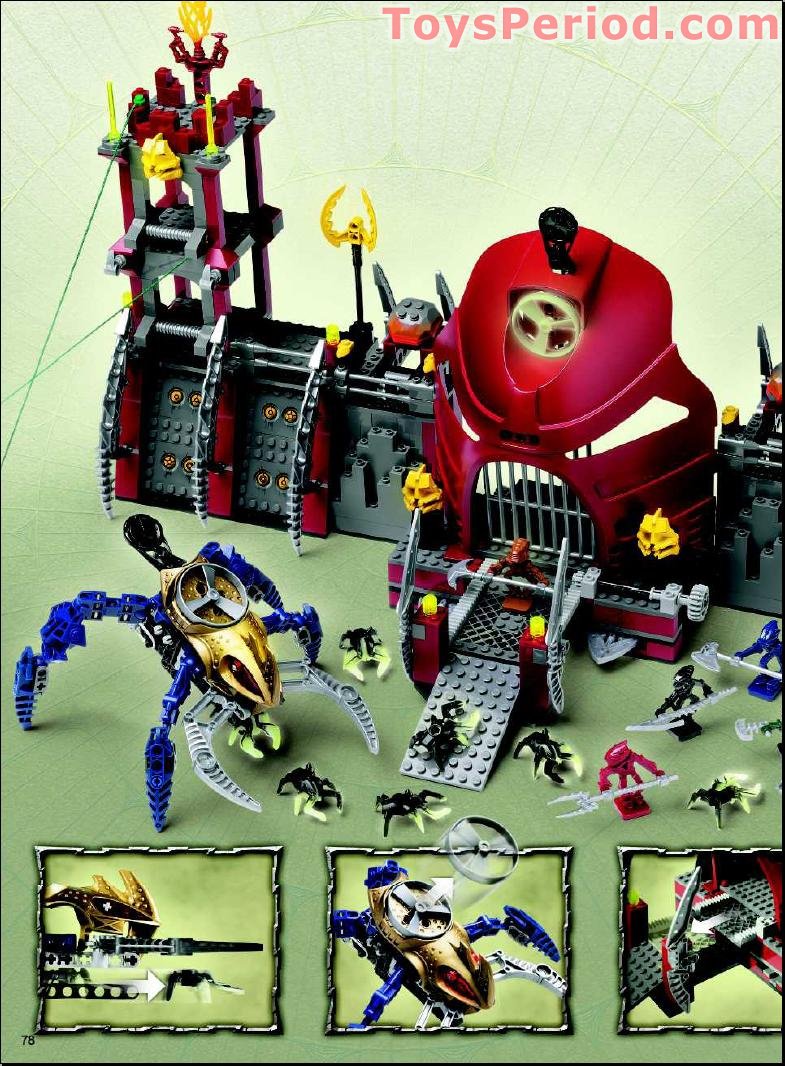 LEGO 8759 Battle of Metru Nui Instructions and Parts List