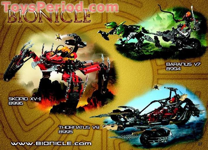 LEGO 8988 Gelu Instructions and Parts List