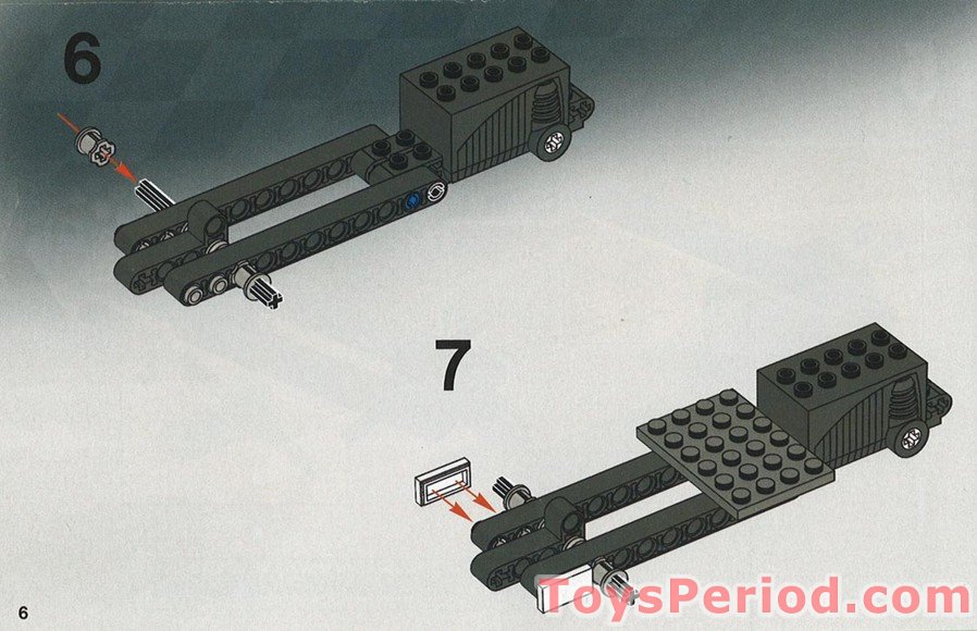 LEGO 8138 Phantom Crasher Instructions and Parts List