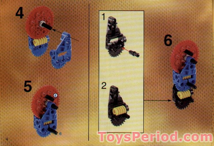 LEGO 8500 Fire Slizer Instructions and Parts List