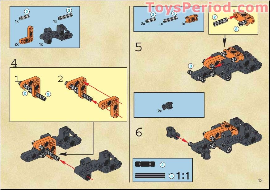 LEGO 8556 Boxor Instructions and Parts List
