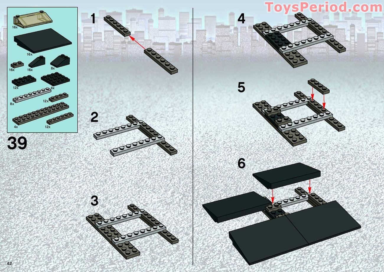 LEGO 10027 Train Engine Shed Instructions and Parts List