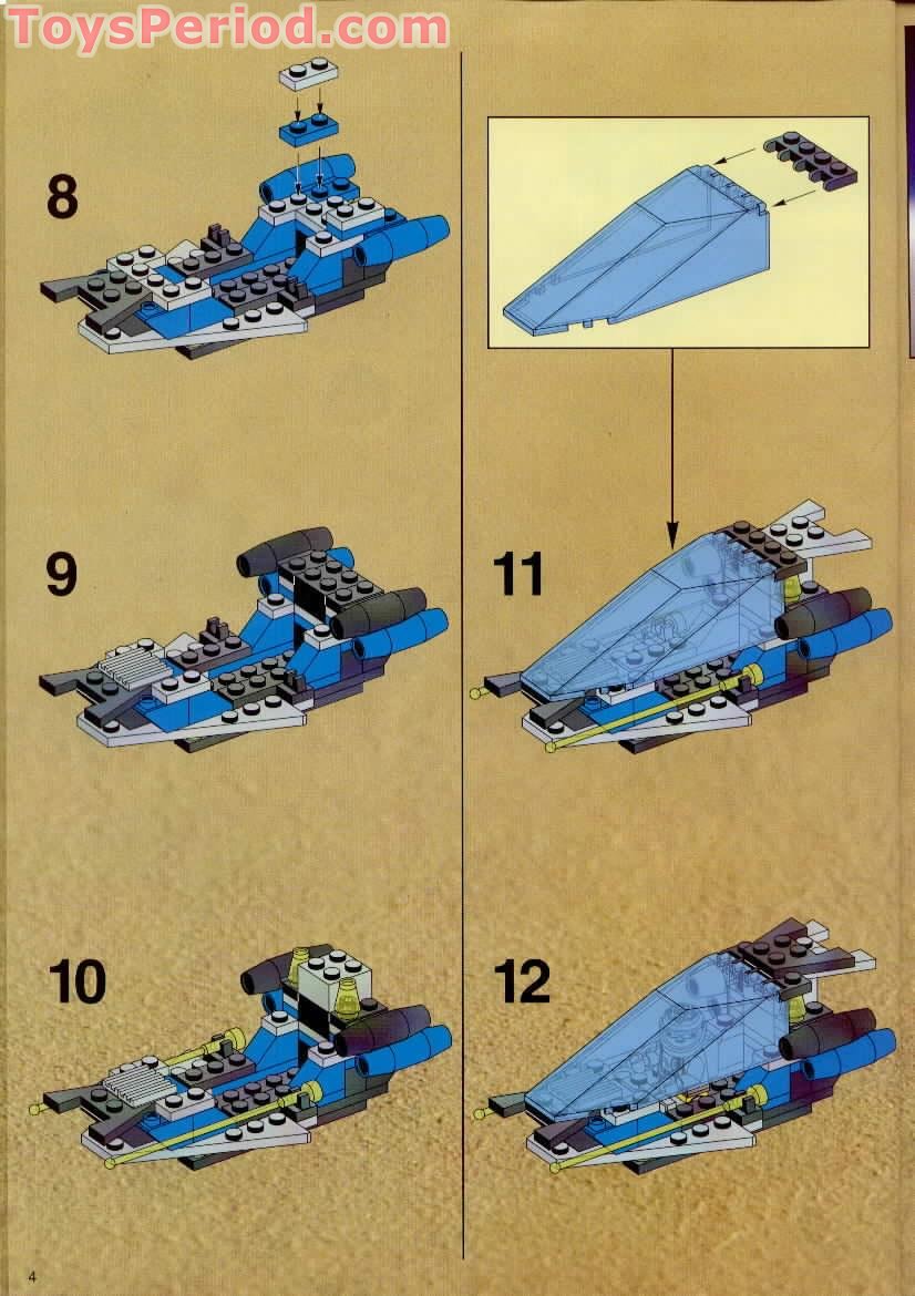 LEGO 1789 Star Hawk II Instructions and Parts List