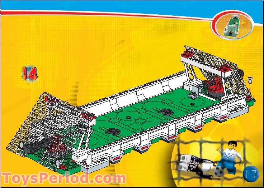 LEGO 3421 3 v 3 Shootout Instructions and Parts List