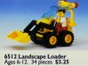 LEGO 6512 Landscape Loader Instructions and Parts List
