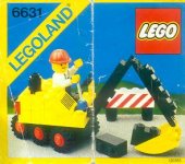 LEGO 6631 Steam Shovel Instructions and Parts List