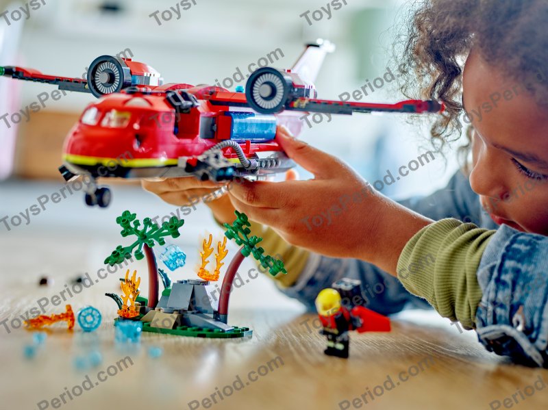 LEGO 60413 Fire Rescue Plane Set Parts List