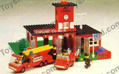 LEGO 590 Engine Co Number 9 Instructions and Parts List