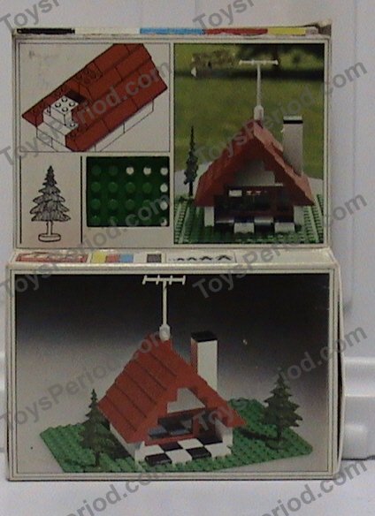 LEGO 344-1 Bungalow Instructions and Parts List