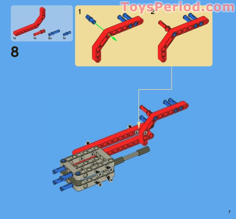 LEGO 8081 Extreme Cruiser Instructions and Parts List