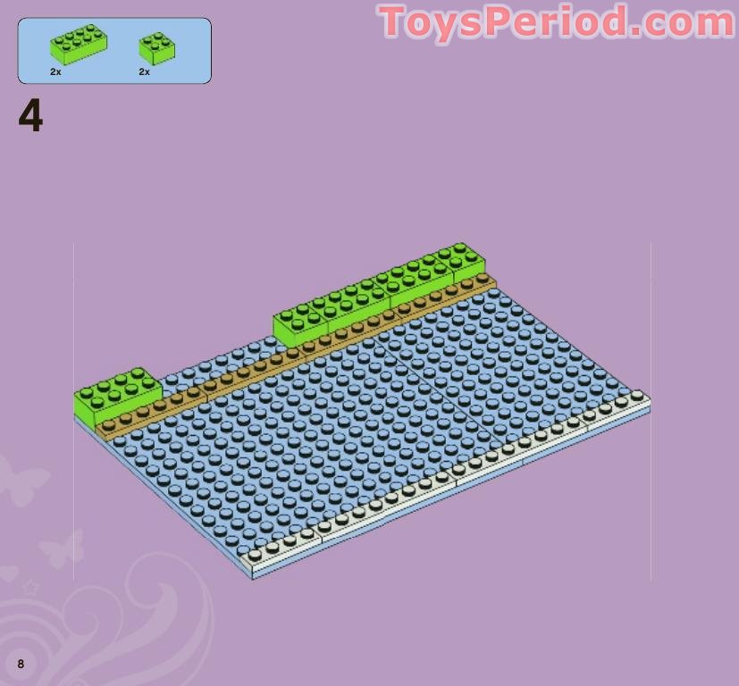 LEGO 3188 Heartlake Vet Instructions and Parts List