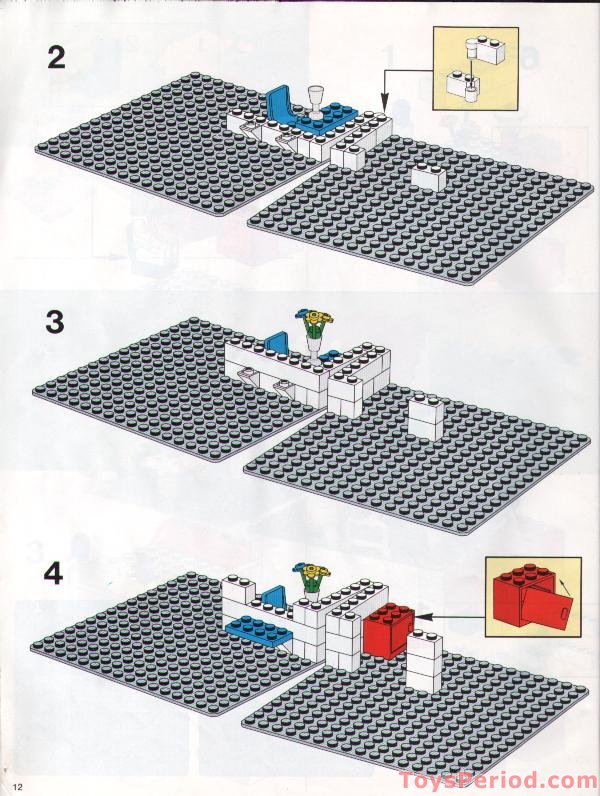 LEGO 725-1 Basic Building Set Instructions and Parts List