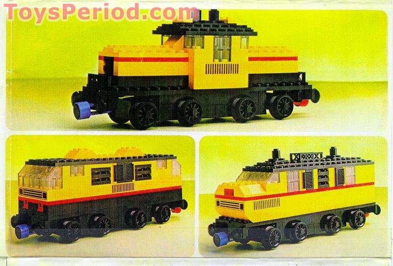LEGO 162 Locomotive Without Motor Instructions and Parts List