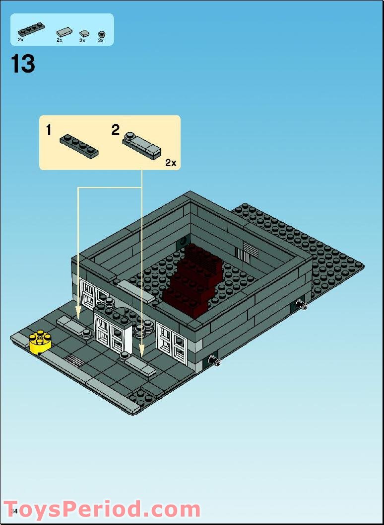 LEGO 10190 Market Street Instructions and Parts List
