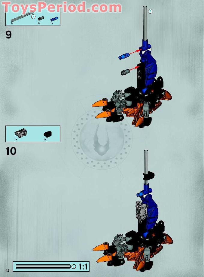 LEGO 10204 Vezon and Kardas Instructions and Parts List