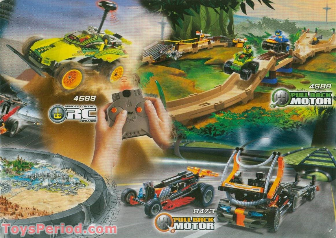 LEGO 4587 Duel Racers Instructions and Parts List