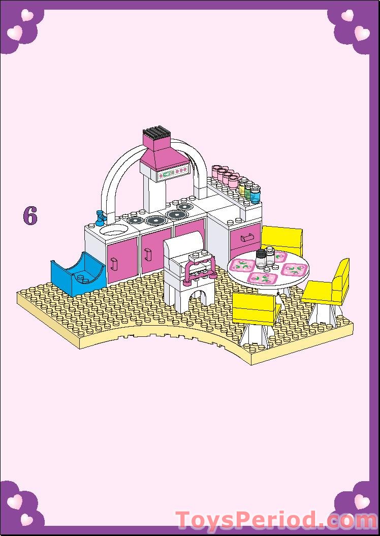 LEGO 5895 Belville Family Villa Instructions and Parts List