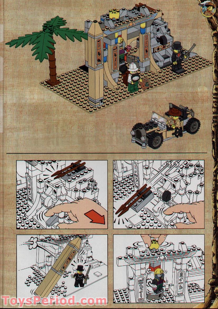 LEGO 5958 Mummy's Tomb Instructions and Parts List