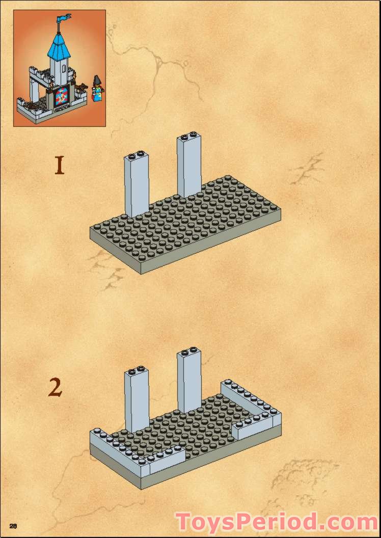 LEGO 6098 King Leo's Castle Instructions and Parts List