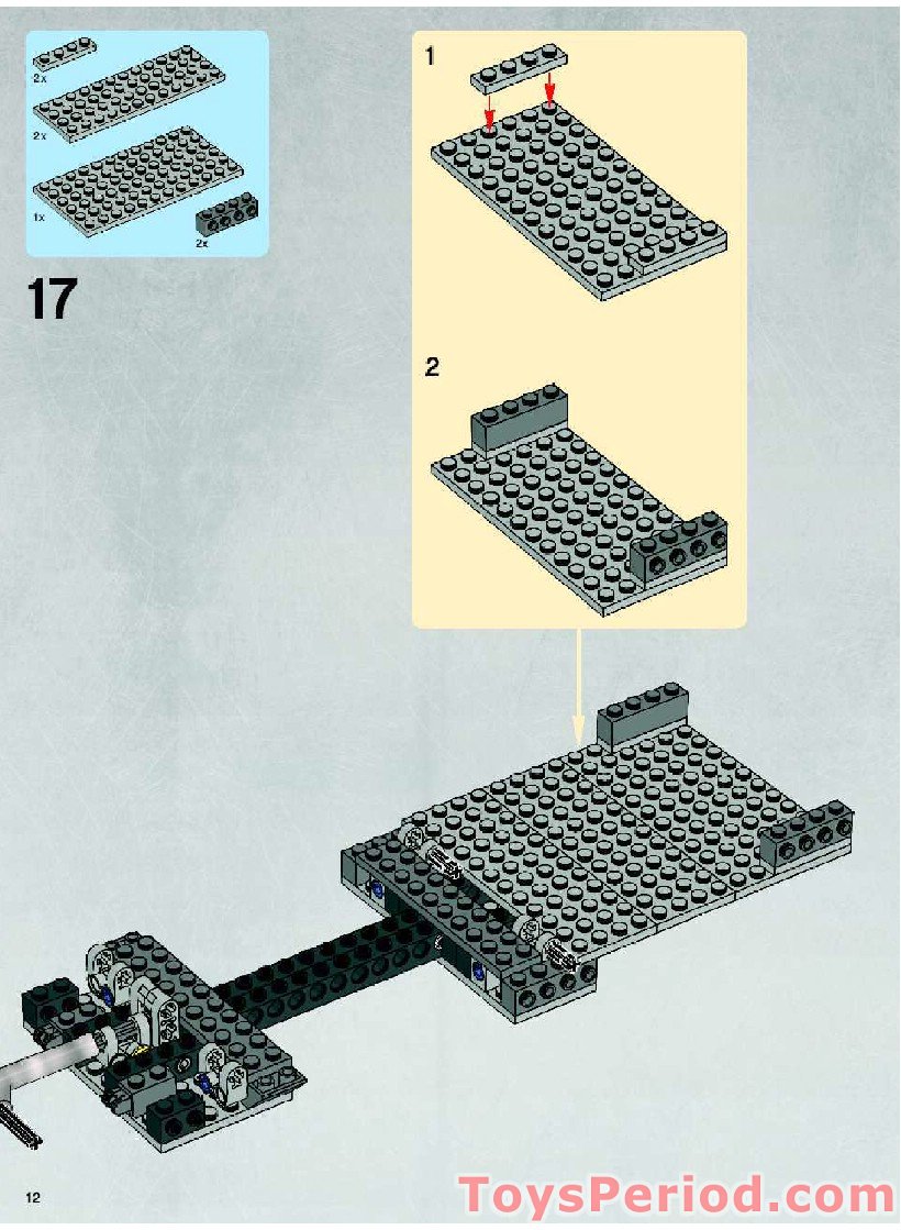 LEGO 7680 The Twilight Instructions and Parts List