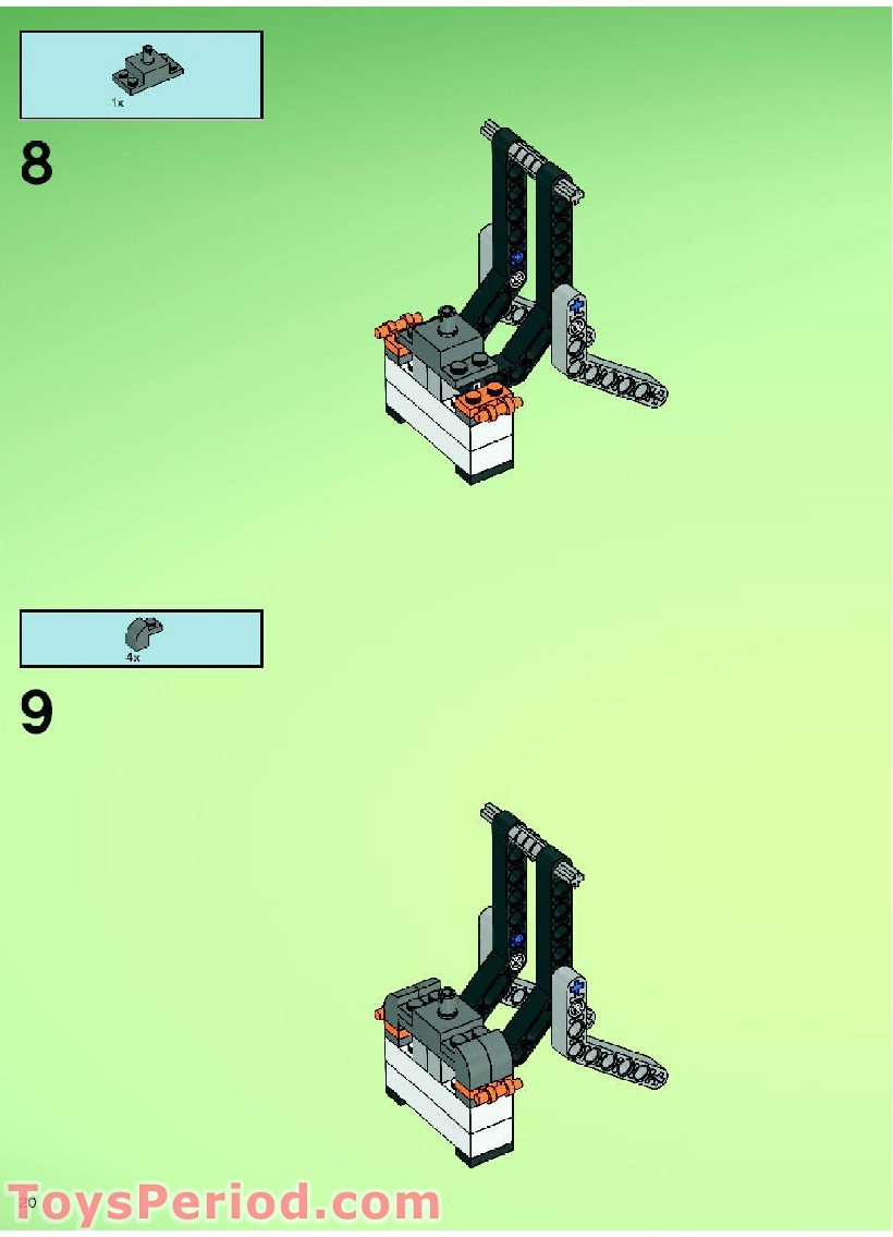 LEGO 7690 MB-01 Eagle Command Base Instructions and Parts List