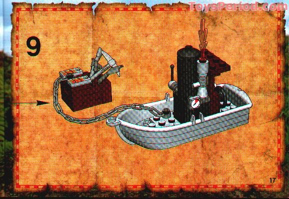 LEGO 7410 Jungle River Instructions and Parts List