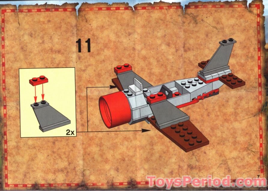 LEGO 7420 Thunder Blazer Instructions and Parts List