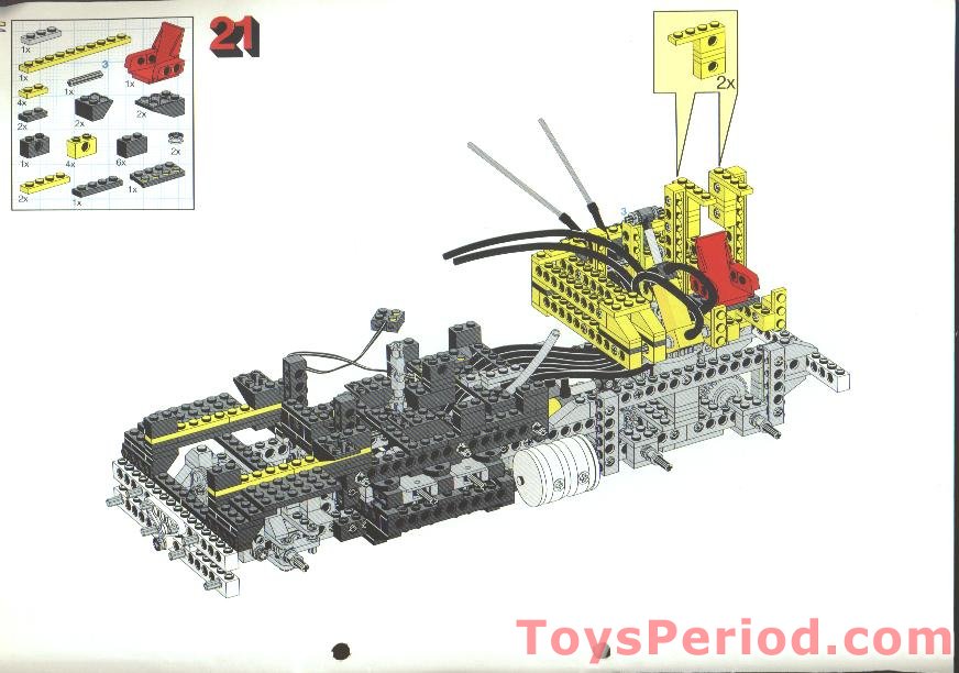 LEGO 8868 Air Tech Claw Rig Instructions and Parts List