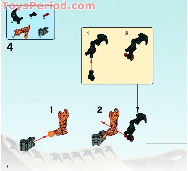 LEGO 8994 Baranus V7 Instructions and Parts List