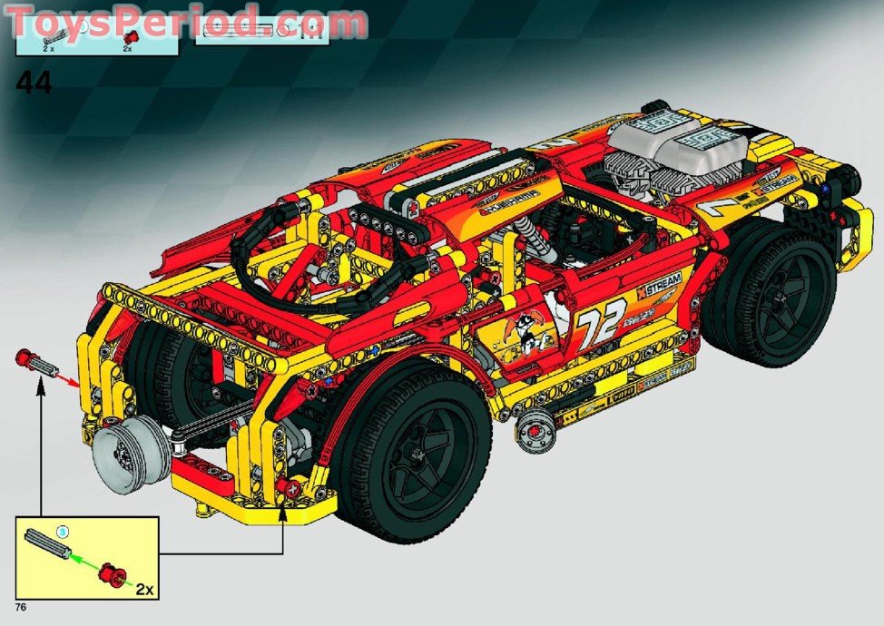 LEGO 8146 Nitro Muscle Instructions and Parts List