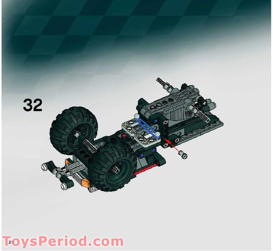 LEGO 8141 Off Road Power Instructions and Parts List