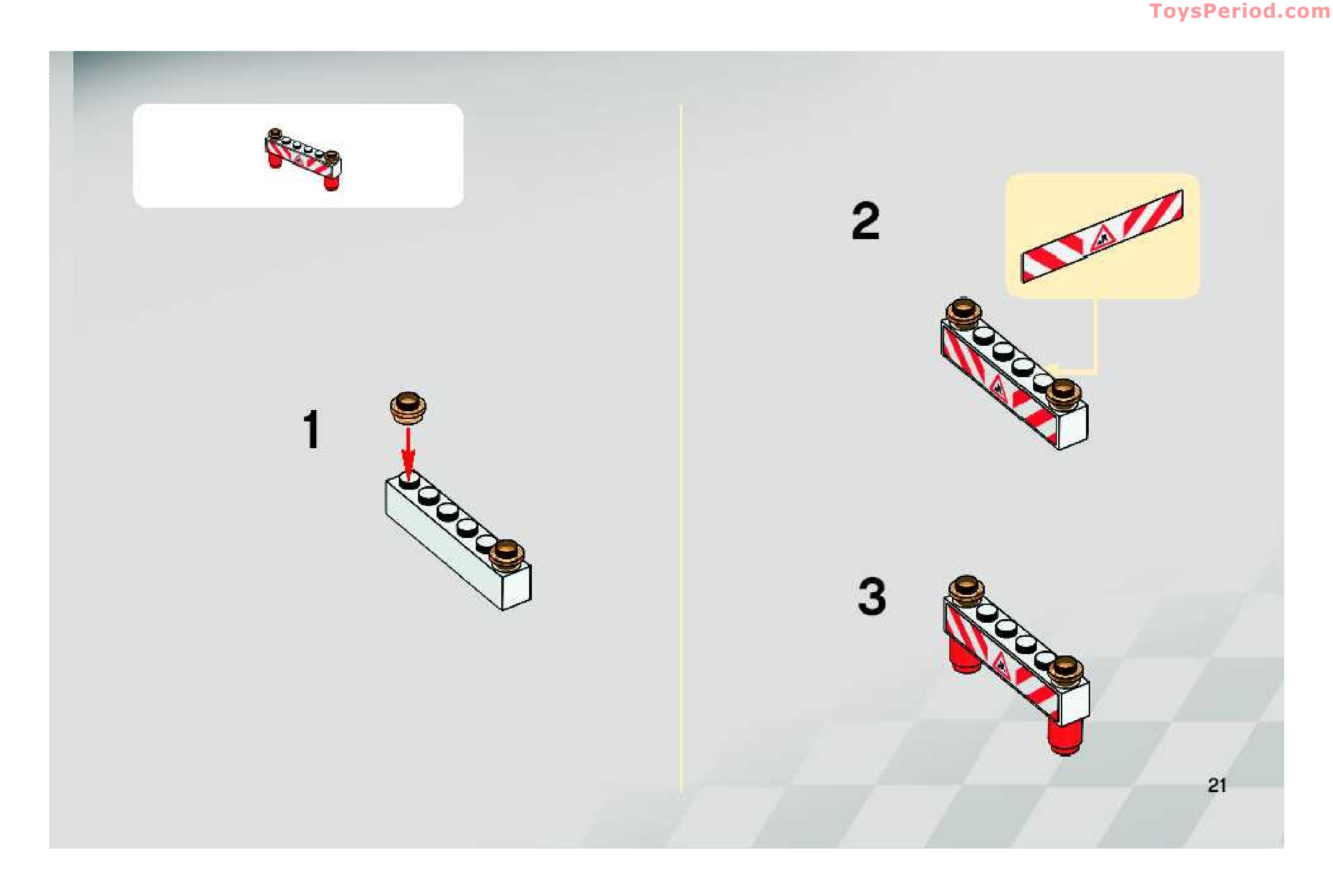 LEGO 8199 Security Smash Instructions and Parts List