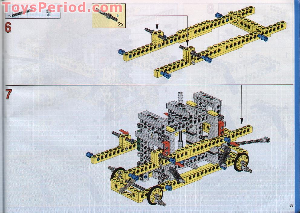 LEGO 8277 Giant Model Set Instructions and Parts List