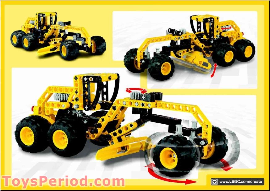 LEGO 8451 Dumper Instructions and Parts List
