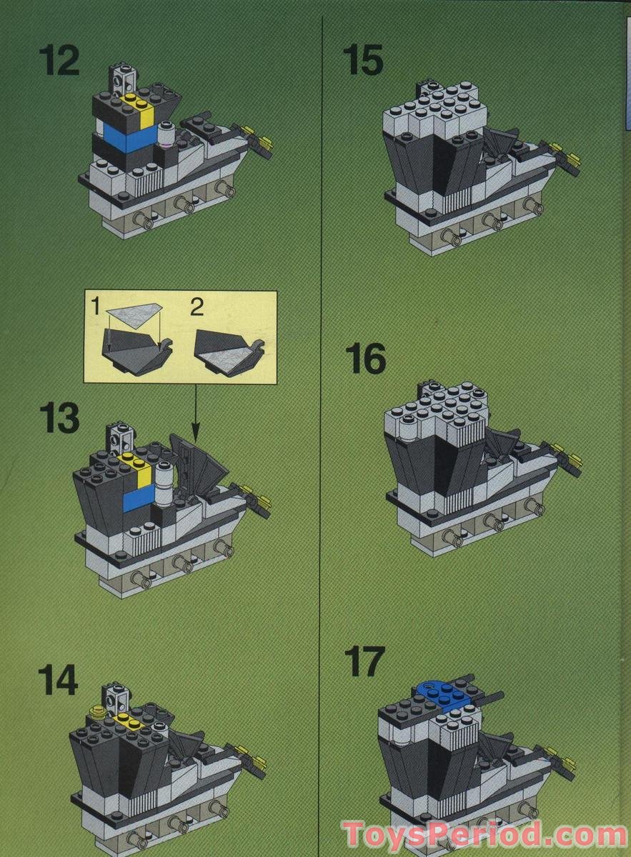 LEGO 2154 Robo Master Instructions and Parts List