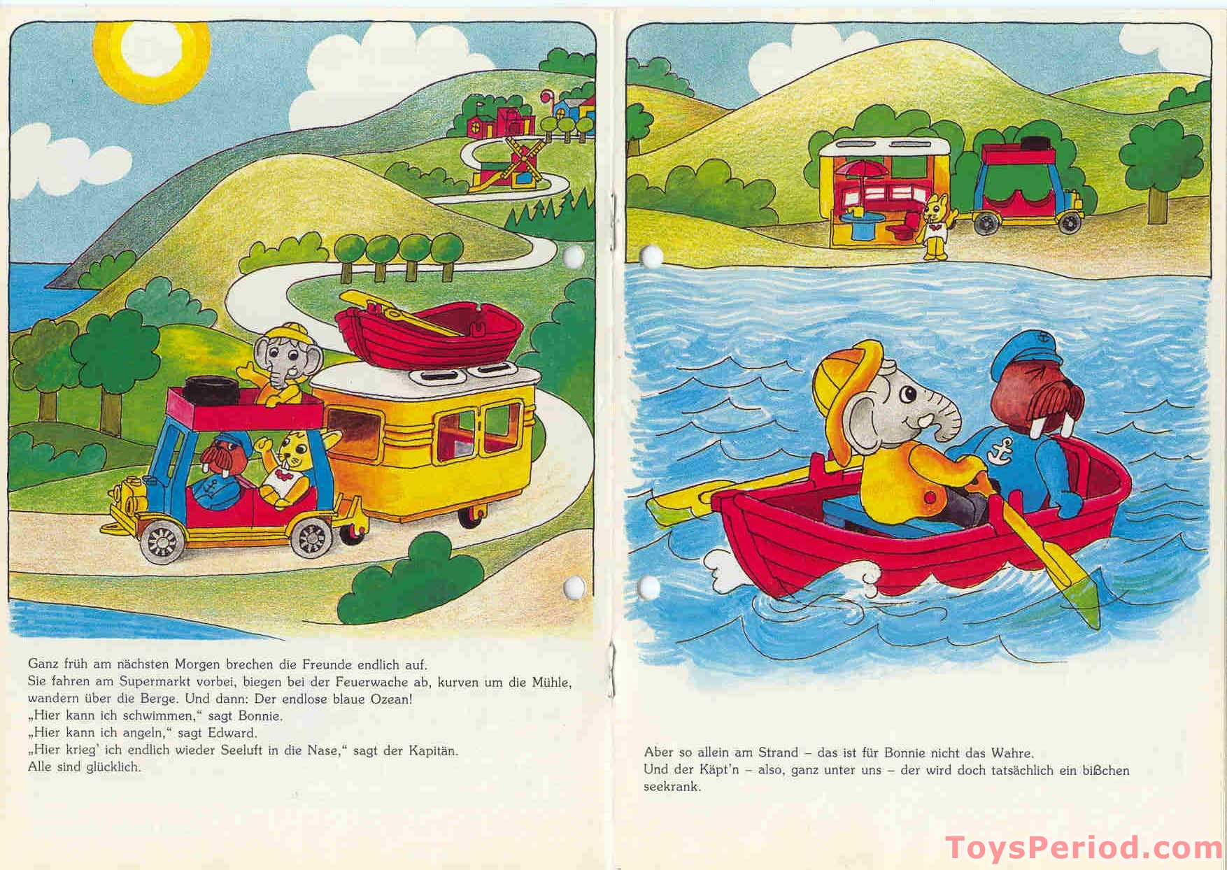 LEGO 3680 Camping Caravan Instructions and Parts List