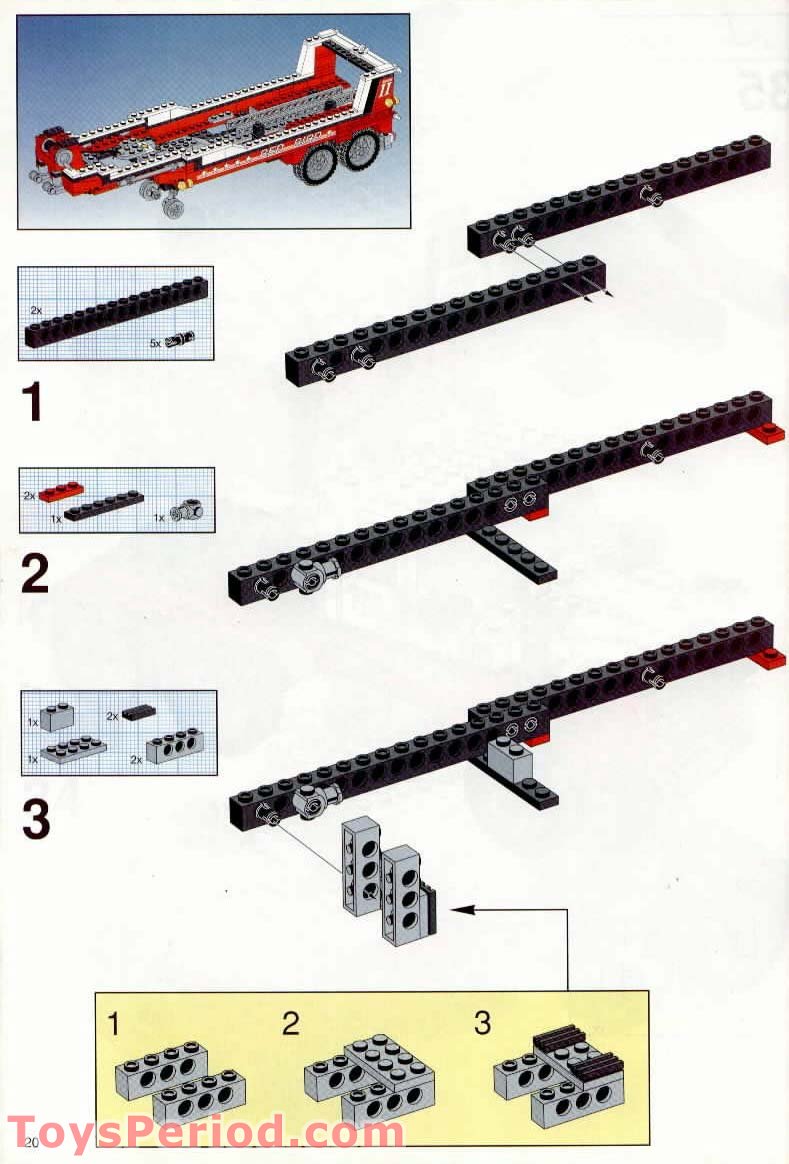 LEGO 5591 Mach II Red Bird Rig Instructions and Parts List