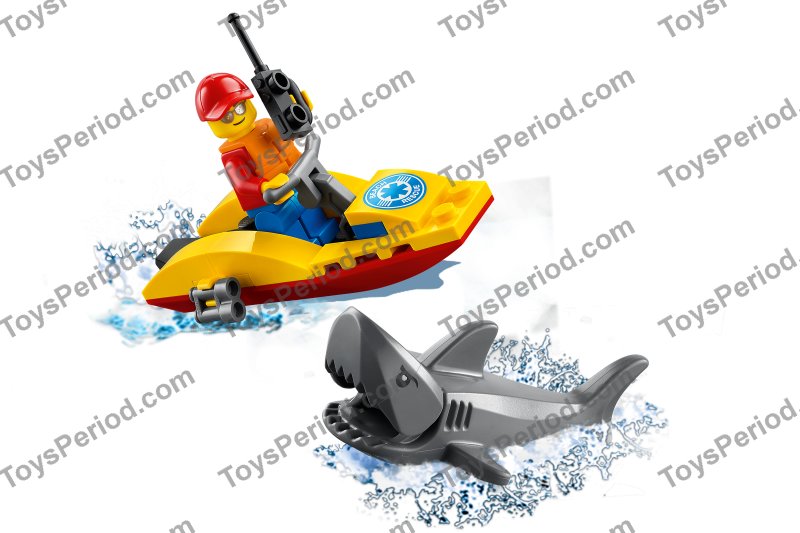 LEGO 60286 Beach Rescue ATV Set Parts List