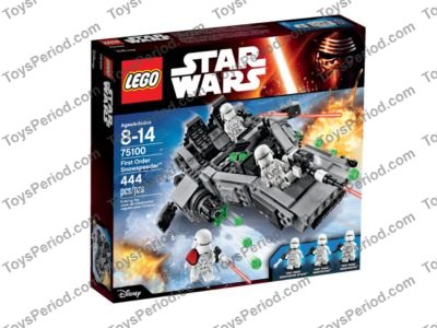 LEGO 75100 First Order Snowspeeder Set Parts List