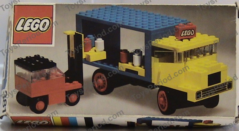 LEGO 381-1 Lorry and Fork Lift Truck Instructions and Parts List