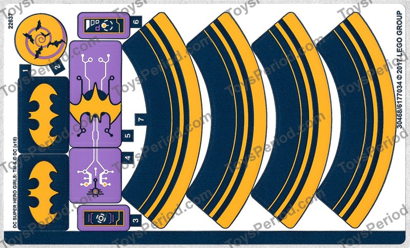 LEGO Sets with Part 41230stk01 Sticker Sheet for Set 41230 - (30468/ ...
