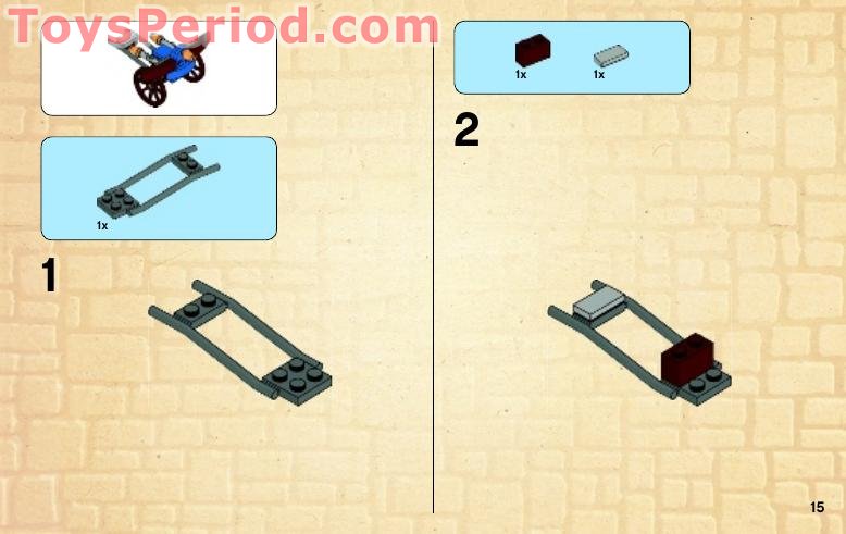 LEGO 70401 Gold Getaway Instructions and Parts List